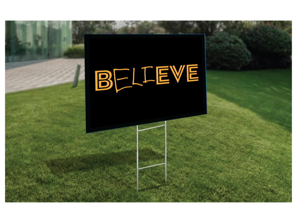 Eli Fundraiser Yard Sign | thINK Custom